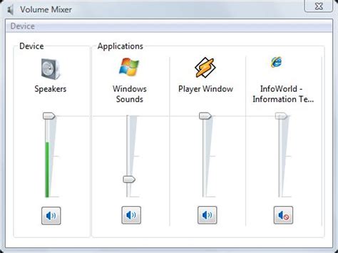 Kill The Windows Vista Startup Sound Via Volume Mixer Softpedia