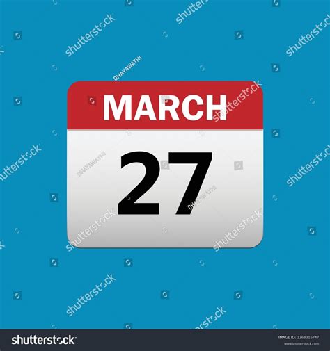 337개의 27th March 2024 이미지 스톡 사진 3d 오브젝트 벡터 Shutterstock