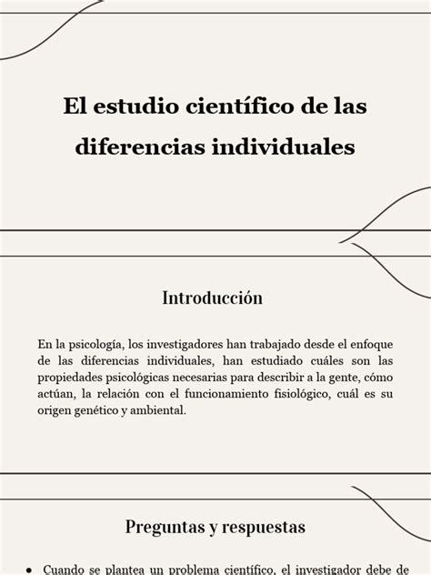Psicología Diferencial Pdf