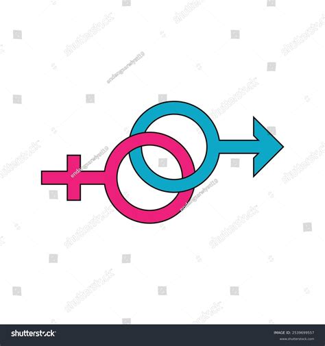 Gender Symbol Logo Sex Equality Males Stock Vector Royalty Free 2539699557 Shutterstock
