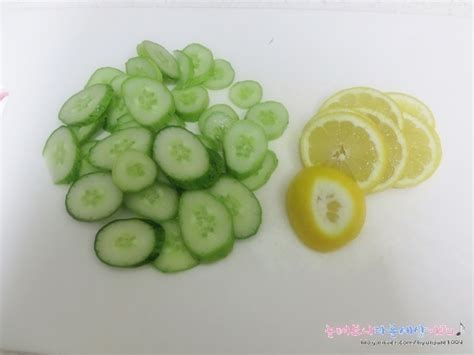 디톡스 다이어트 레몬오이물