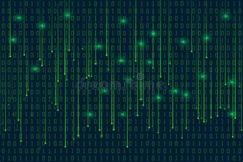 abstract technology binary code background digital binary data and