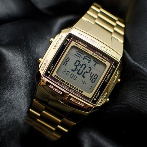 Casio Classic Gold Data Bank Illuminator Unisex Watch Db360g 9 The Watch Factory Australia