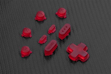 Crimson Red Steam Deck Button Set Deck Buttons