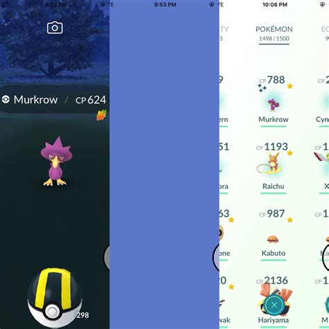 What The Saw Murkrow Fed Bery And Ran Clicked Again And Got