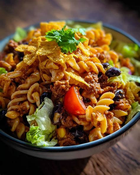 Taco Pasta Salad The Ultimate Crowd Pleasing Delight