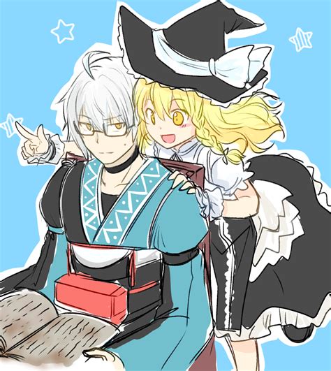 Kirisame Marisa And Morichika Rinnosuke Touhou Drawn By Kanamiti7