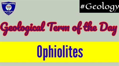 Ophiolite Ophiolite Sequence Geological Term Of The Day 🔥🔥 Youtube