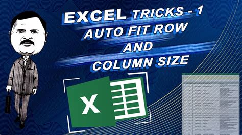Excel Trick 1 Auto Fit Row And Column Size Youtube
