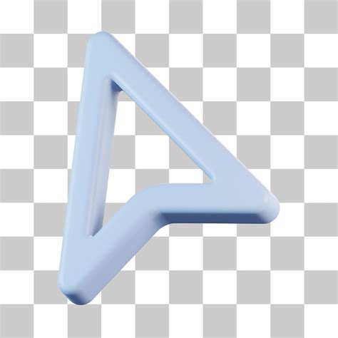 Premium Psd Line Mouse Cursor 3d Icon