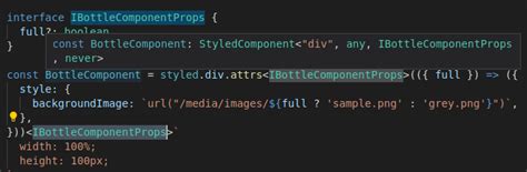 Reactjs Styled Components Attrs W Typescript Stack Overflow