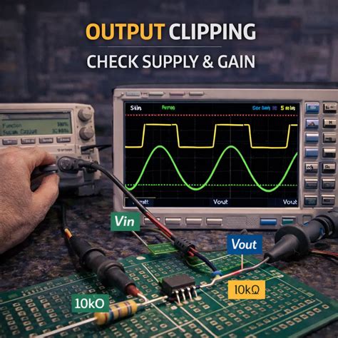 Inverting Op Amp Design Gain And Troubleshooting