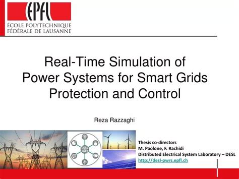 Ppt Real Time Simulation Of Power Systems For Smart Grids Protection And Control Powerpoint