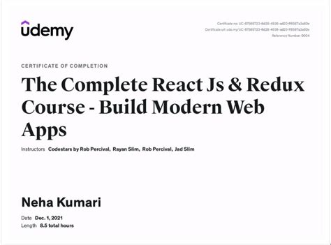 Neha Kumari On Linkedin Udemy Reactjs