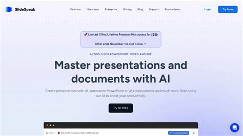 Slidespeak Ai Powered Presentation And Document Management Tool