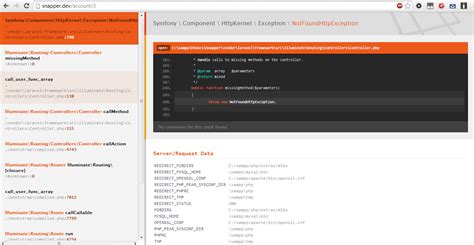 Php Laravel 4 Resource Controller Notfoundexception Stack Overflow