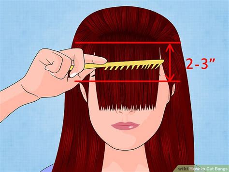 Ways To Cut Bangs WikiHow Ways To Cut Bangs WikiHow