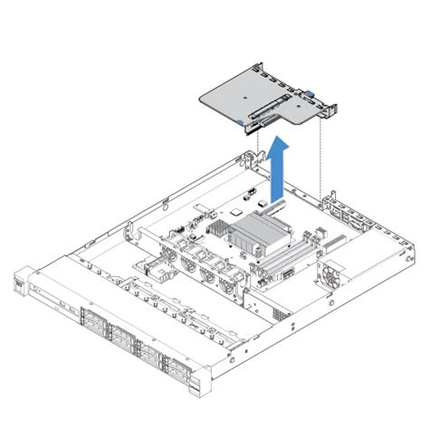 Removing The Pci Riser Card Assembly System X3250 M6 Lenovo Docs
