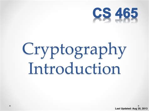 ppt cryptography introduction powerpoint presentation id 2392175
