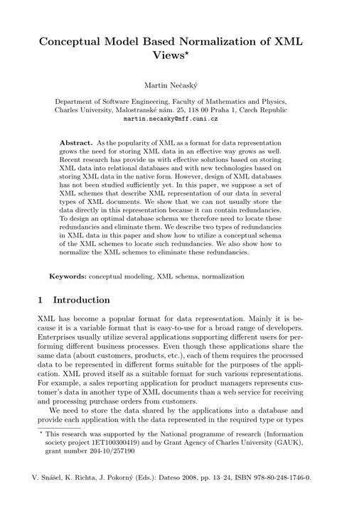 Download Pdf Conceptual Model Based Normalization Of Xml Views