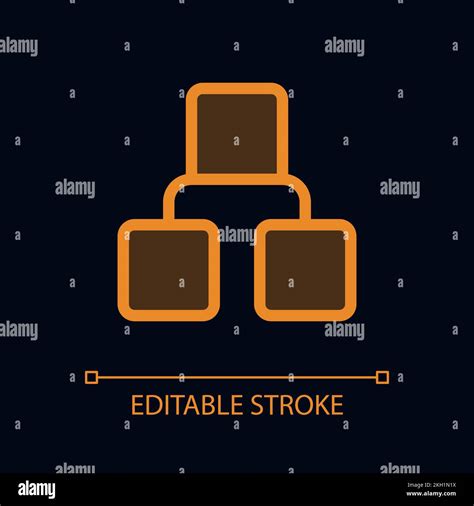 Infographic Blocks Pixel Perfect Glassmorphism Ui Icon For Dark Theme Stock Vector Image And Art