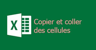 Copier et coller des cellules format données formules Excel excelmaroc