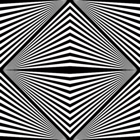 착시 배경 벡터 일러스트입니다 흑백 최면 파도 배경입니다 프리미엄 벡터