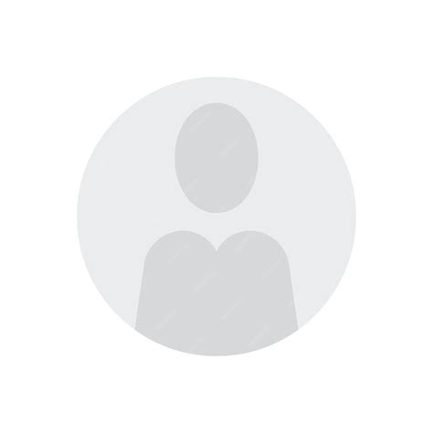 Premium Vector Gray Color User Icon Vector Illustration