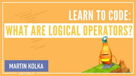 Learn To Code Swift What Are Logical Operators Youtube