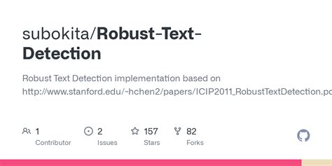 GitHub Subokita Robust Text Detection Robust Text Detection Implementation Based On