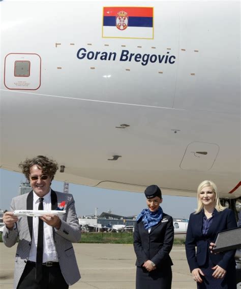 Авион Ер Србије понео име Горана Бреговића