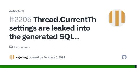 Threadcurrentthreadcurrentculture Settings Are Leaked Into The Generated Sql Causing Invalid