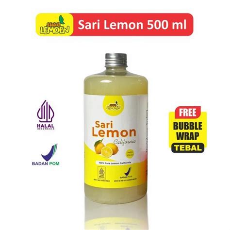Bpom Suur Lemoen Sari Lemon Asli Untuk Diet Detox 500ml By Lemoen Jtg Lazada Indonesia