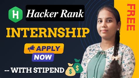 Hackerrank Software Development Engineer Internship For Everyone Hackerrank Stipend