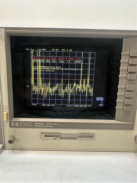 故障 Hp Agilent 8753d Network Analyzer 3ghz 網路分析儀 示波器） Yahoo奇摩拍賣