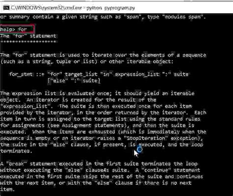 Pythons Help Function