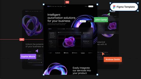 gpt x ai and machine learning figma template free figma resource