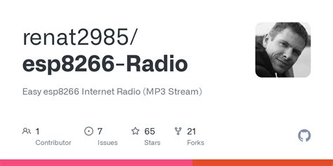 Github Renat2985esp8266 Radio Easy Esp8266 Internet Radio Mp3 Stream