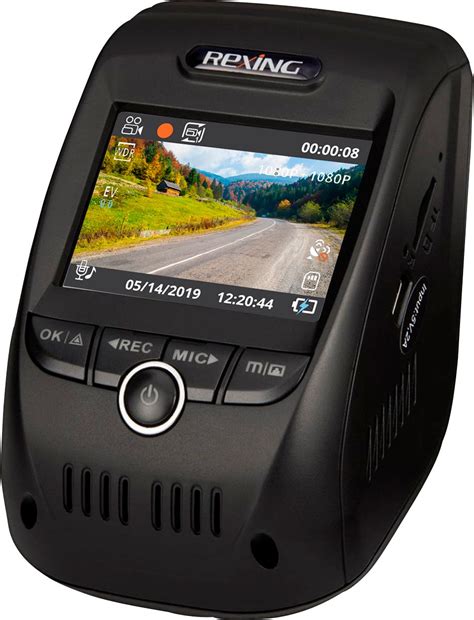 Best Buy Rexing V1p Pro Plus Front And Rear Dash Cam With Built In Gps