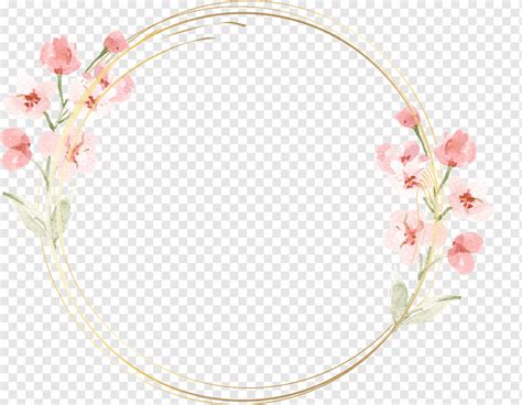 프레임 장식 꽃 복사 공간 꽃 프레임 나뭇잎 장식의 꽃의 Png Pngwing