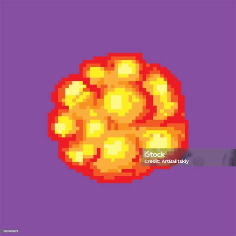 만화 붐 불꽃 뱅 버스트는 다이너마이트를 연기로 폭발시킵니다 릿 매치와 모닥불 디지털 아이콘 애니메이션 프로세스 단계 8에 대한 스톡 벡터 아트 및 기타 이미지 Istock