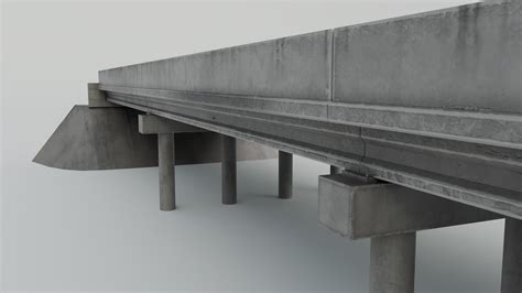 Overpass Bridge 3d Model By Desertsage
