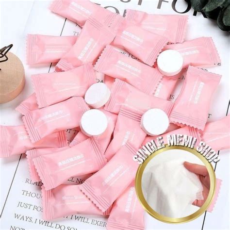 [แพค10เม็ด] เม็ดมาร์ก ผ้าขนหนูอัดเม็ด Cotton ขนาดเล็ก ผ้าอัดเม็ด ผ้า