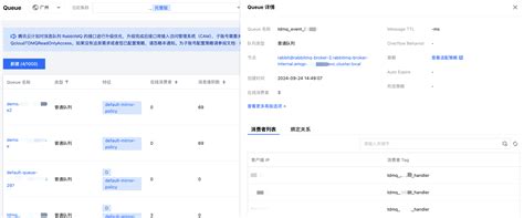 消息队列 Rabbitmq 版 管理 Queue腾讯云