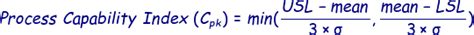 Cpk Calculator Process Capability Index Solver Calculator