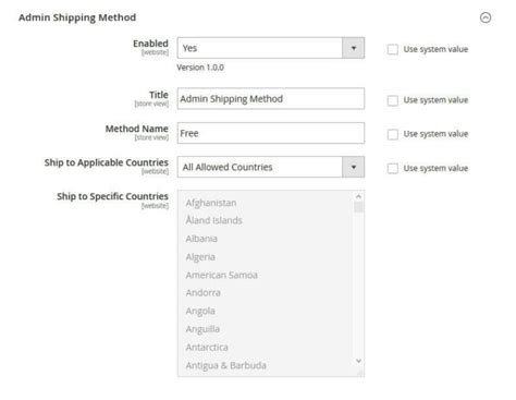 Create Magento 2 Admin Shipping Method For Free
