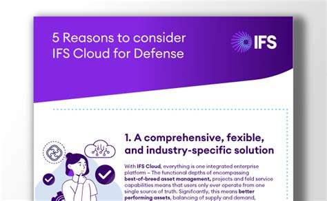 Ifs Cloud For Defense