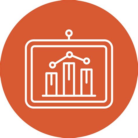 Bar Chart Line Multicircle Icon 37811298 Vector Art At Vecteezy