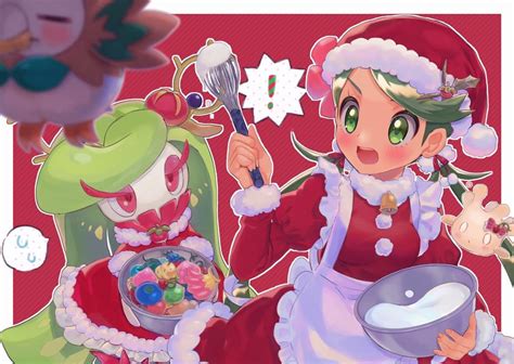 Rowlet Mallow Tsareena And Milcery Pokemon And 2 More Drawn By Abe Kumayu Danbooru