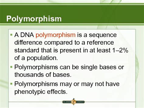 Chapter 11 DNA Polymorphisms And Human Identification